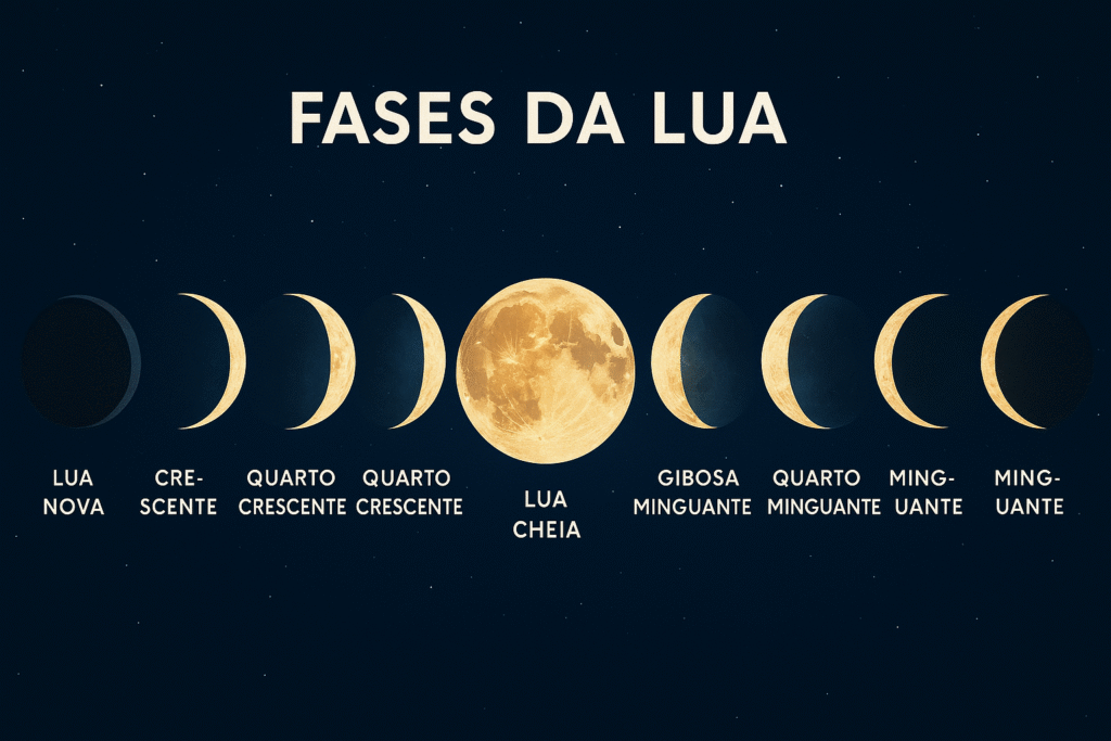 Guia Completo das Fases da Lua e Seus Efeitos na Terra - Observador Cósmico